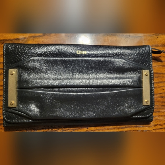 Chloe | Bags | Authentic Vintage Black Chloe Wallet | Poshmark